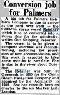 RFA Retainer - Historical RFA