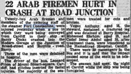 RFA Fort Constantine - Historical RFA