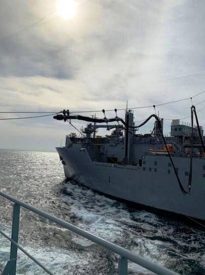 11 November 2018 Rememberance Day service on RFA CARDIGAN BAY