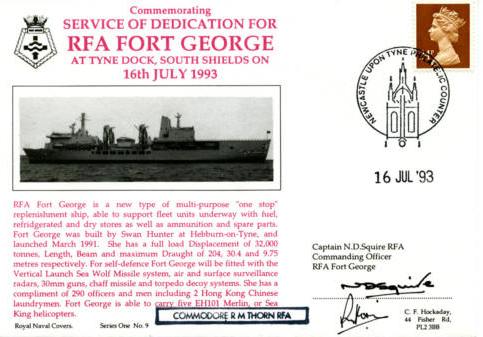 RFA Fort George - Stamps - Historical RFA