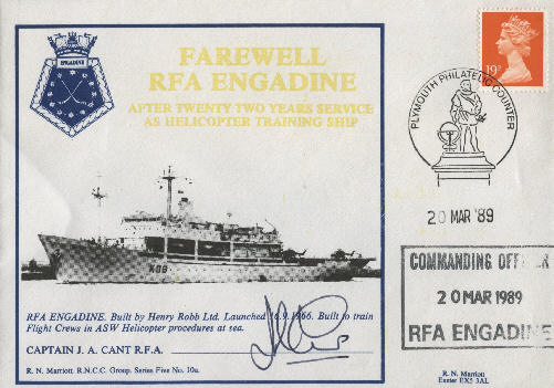RFA Engadine - Stamps - Historical RFA