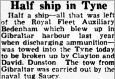 NAV Bedenham - Historical RFA