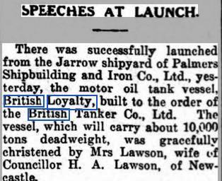 Requisitioned Auxiliary - British Loyalty - Historical RFA